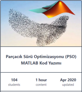 Parçacık Sürü Optimizasyonu (PSO) MATLAB Kod Yazımı - Matlab Dersi